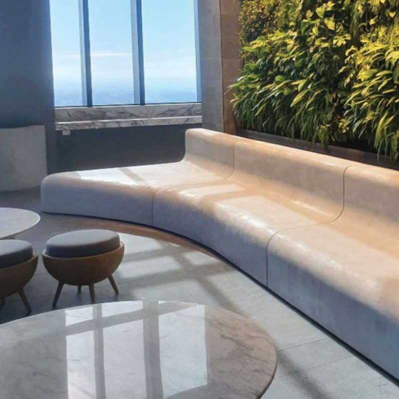 Custom Lightweight Concrete Seating | H2O Designs