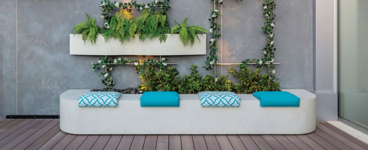 Custom Lightweight Concrete Seating | H2O Designs