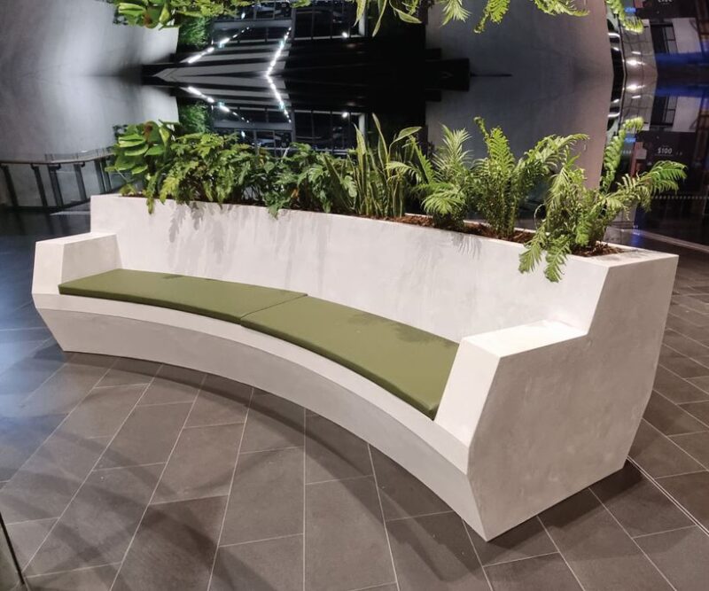 Custom Lightweight Concrete Seating | H2O Designs