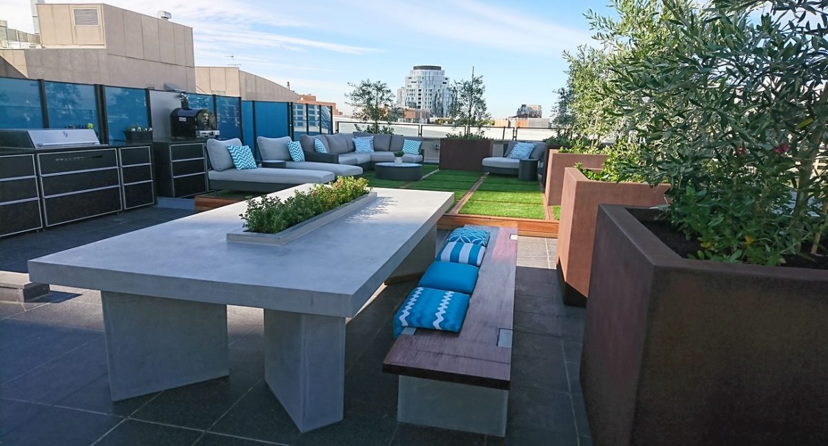 Melbourne Rooftop garden | H2O Designs